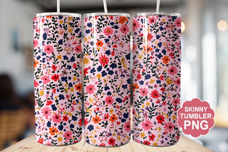 Floral Pattern Tumbler | Floral Tumbler Wrap