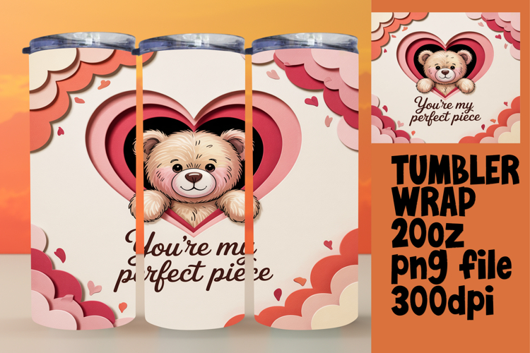 SLEEK 20oz Sublimation Tumbler Template , (6501237)