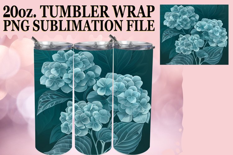 Floral Finesse Mug Wrap Sublimation Whimsy (3793725)