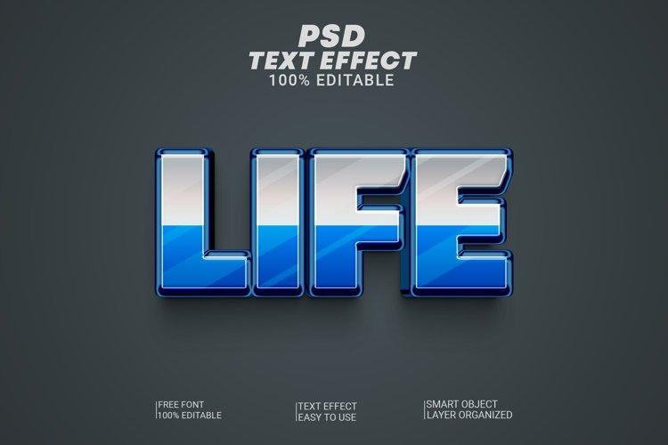 Life 3d Editable Text Effect Style (3098248)