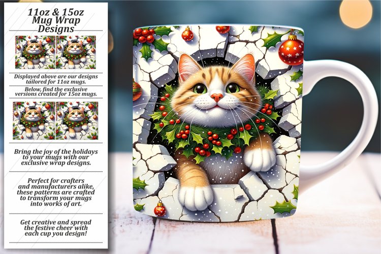 Chuckles Galore: 3D Cartoon Christmas Mug Wrap (2957105) Chuckles Galore: 3D Cartoon Christmas Mug Wrap (2957105)