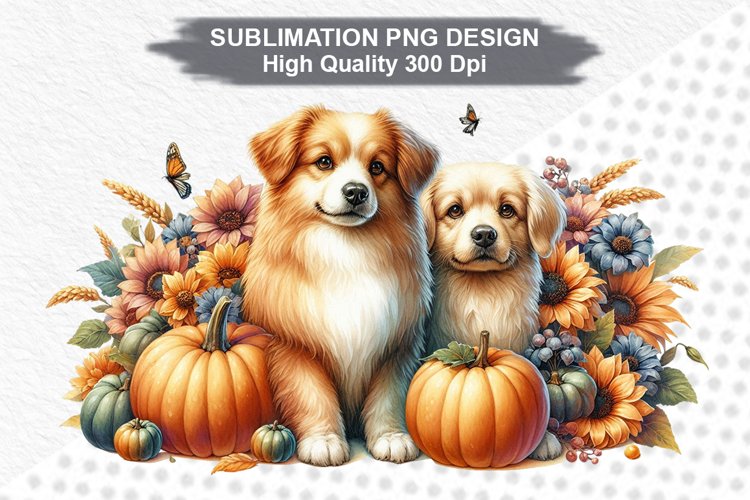 Halloween Dog - Halloween clipart Sublimation PNG Design