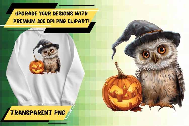 Watercolor Halloween Printable Sublimation PNG (3896566)