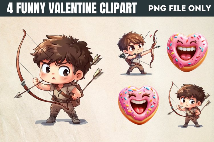 Funny Valentine Clipart PNG (5103764)