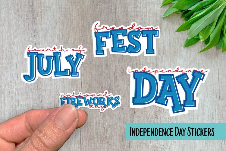 Independence Day PNG Sticker Pack