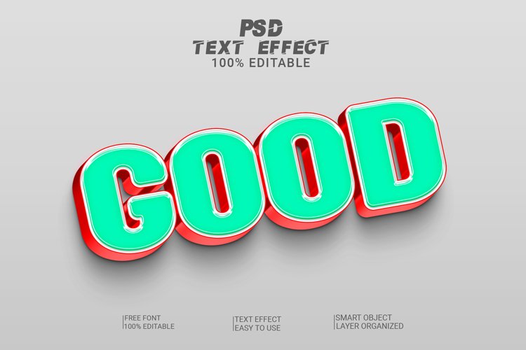 Good 3d Editable Text Effect Style (3371166)