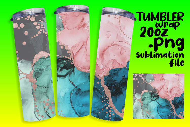 20oz Tumbler Template for Gifts , Abstract Pattern (5529312)