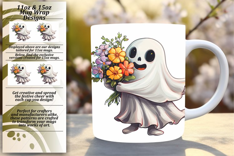 Easter Haunt: Spring Ghost Pattern Mug (3332637)