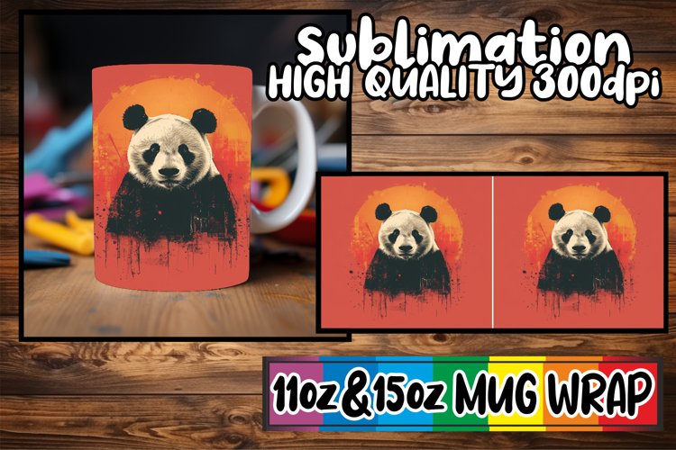 Classic Retro Style Mug Wrap 11oz 15oz Assortment