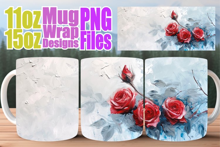 Whimsical Petal Cup: Springtime Sublimated Pattern