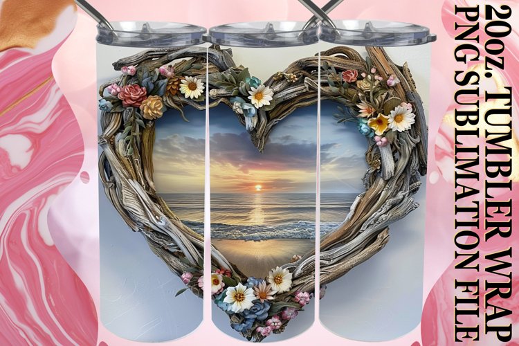 Heartland Treasures: 20oz Heart Frame Wrap