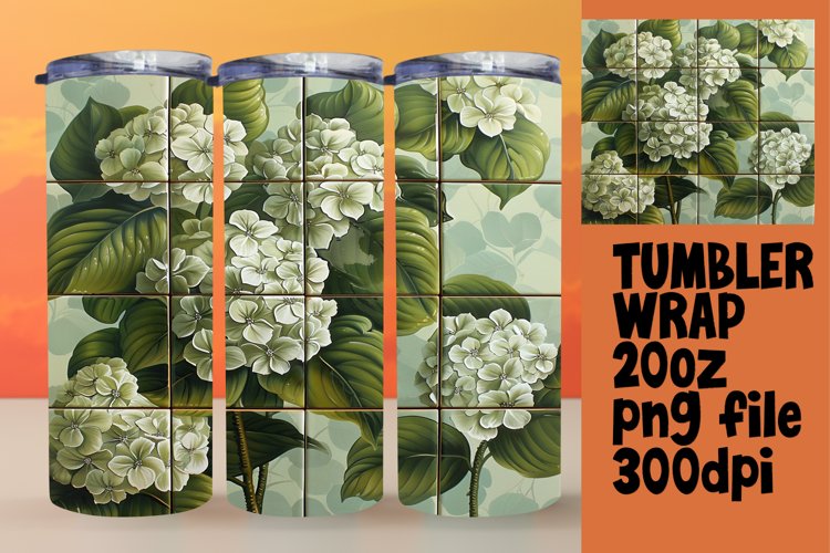 Blossom Beauty 20oz Tumbler Wraps - Sublime Sublimation