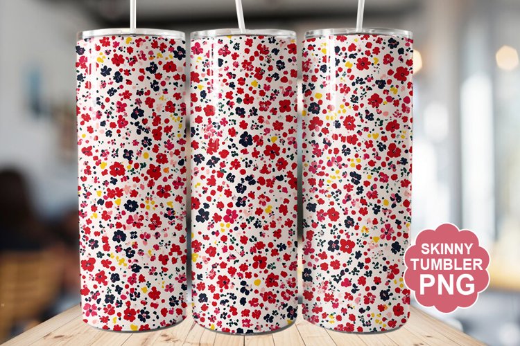 Floral Pattern Tumbler | Floral Tumbler Wrap