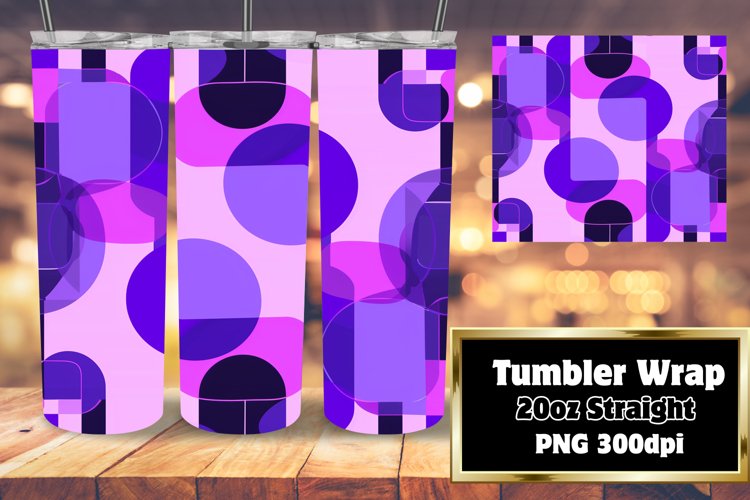 Neon Symphony Sublimation Patterns 20oz