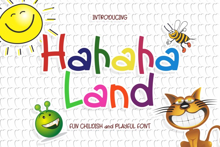 Hahaha Land - Cute Comic Font