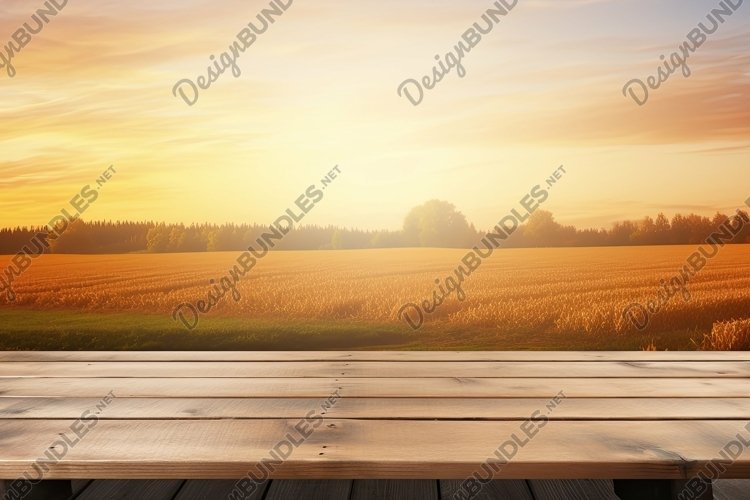 Empty Wooden Table Background Wallpaper