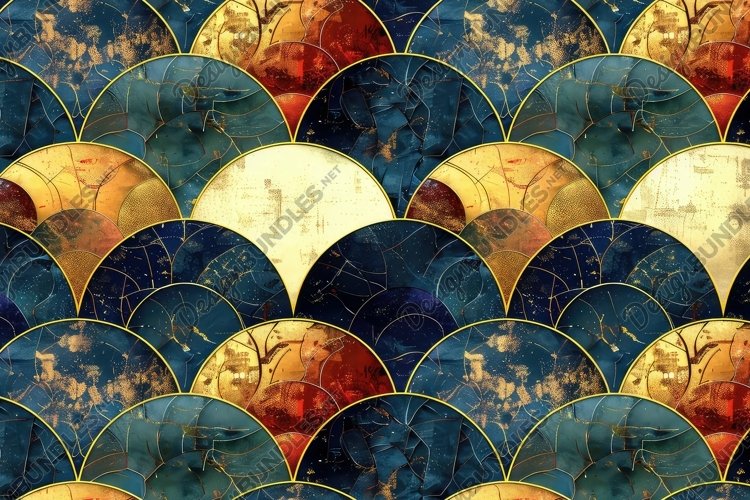 Pattern of Circles Background Wallpaper