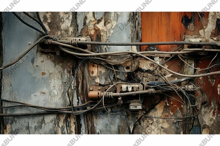 cluster hanging cables