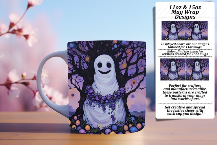 Easter Phantasmagoria: Spring Ghost Pattern