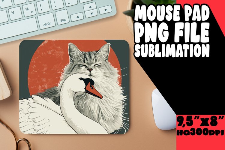 Whimsical Feline Sublimation Mat (3311186) Whimsical Feline Sublimation Mat (3311186)