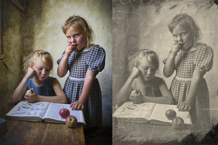 Vintage Old Photo Effect Overlays - Free Design of The Week | Design ...