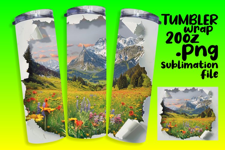 Underwater Wonders 3D Tumbler Art - Sublime Nature