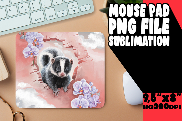 VIBRANT MOUSE MAT INNOVATIVE DESIGN, Animals In Wall