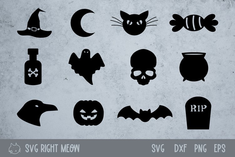 Halloween Clipart Black And White | Design Bundles