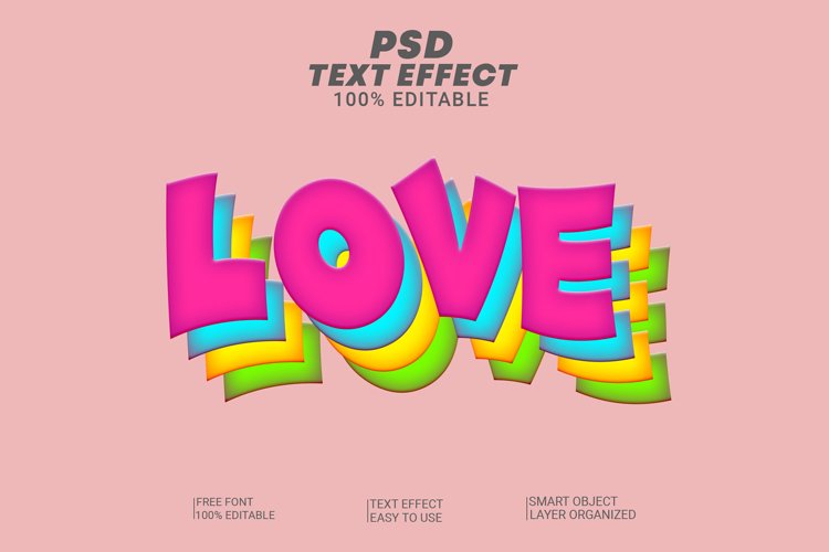 Love Editable Text Effect Style (4069039)