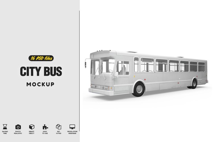 City Buss Mockup
