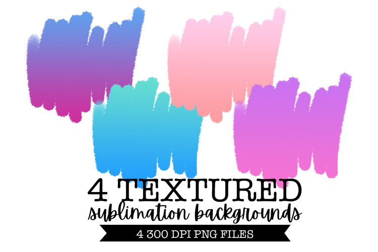4 Textured Backgrounds - Sublimation Background