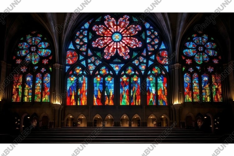 colors stained glass light