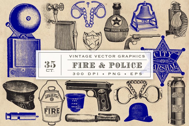 Fire & Police Vector Graphics