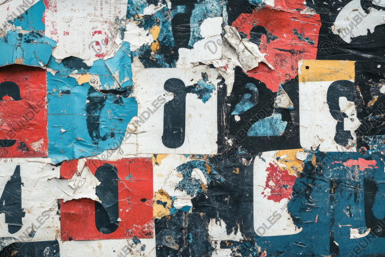 Torn Poster Paper Background Wallpaper