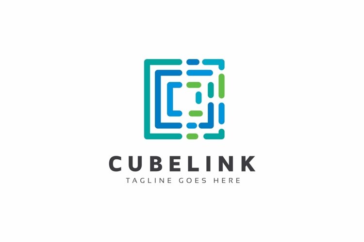 Cube Link Logo (251667)