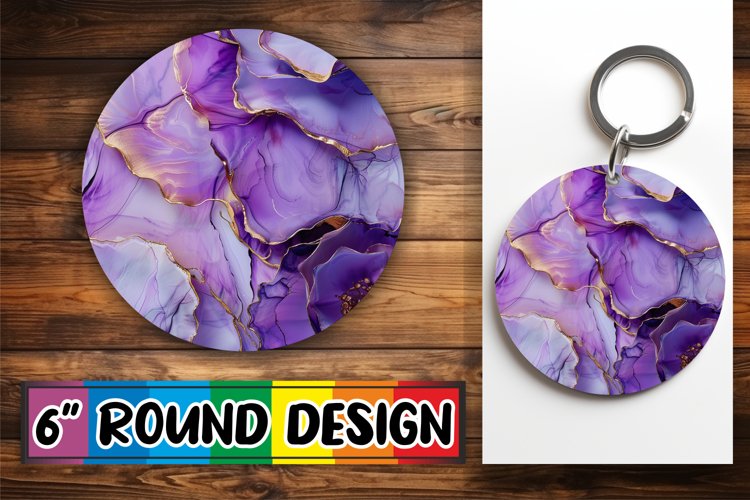 Gilded Floral 3D Sublimation Tokens