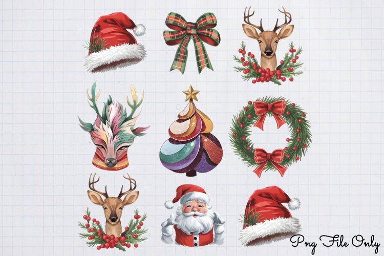 Christmas Elements Clipart PNG (4650577)