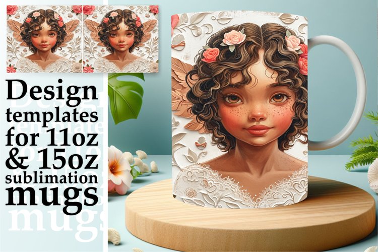 Love in Bloom Mug Wrap Sublimation