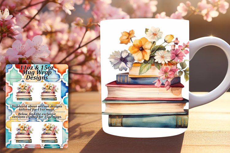 Blooming Book Sublimation Elegance