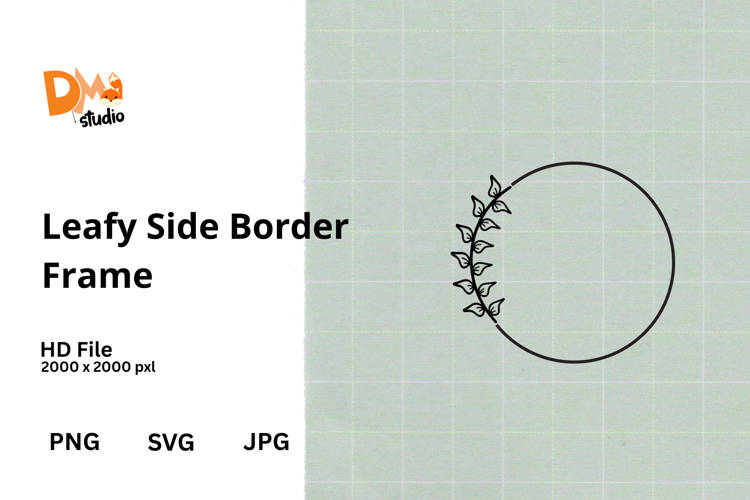 Leafy Side Border Frame (6006671)