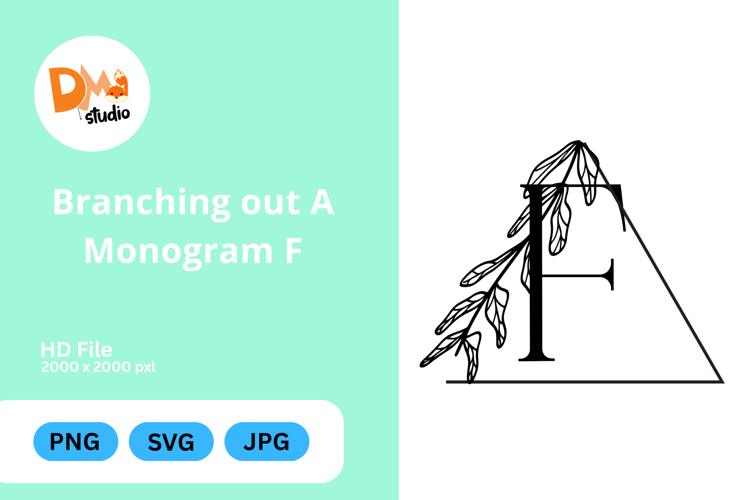 Branching Out Monogram Floral (6098686)