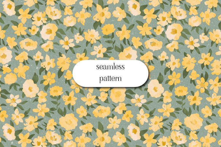 Cute minimalist seamless pattern with tiny flowers (5248021)