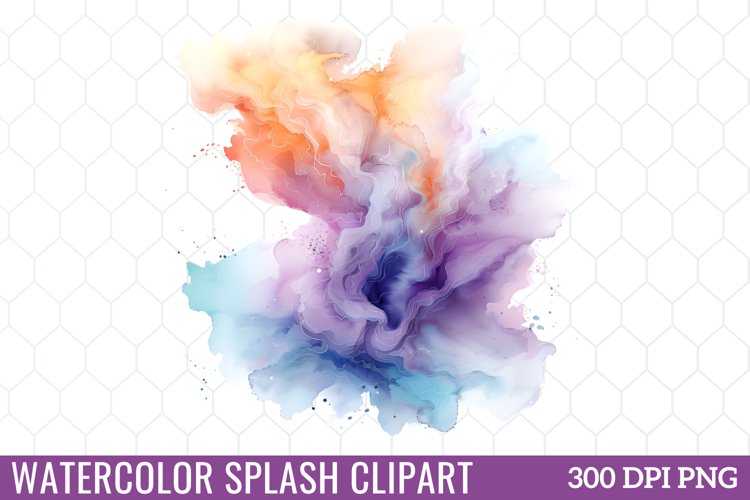 Watercolor Splash Clipart (3479438)