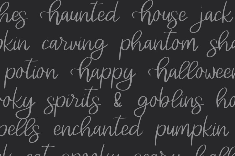 Lovely Haunting - A Distressed Halloween Brush Script - Free Font Of ...