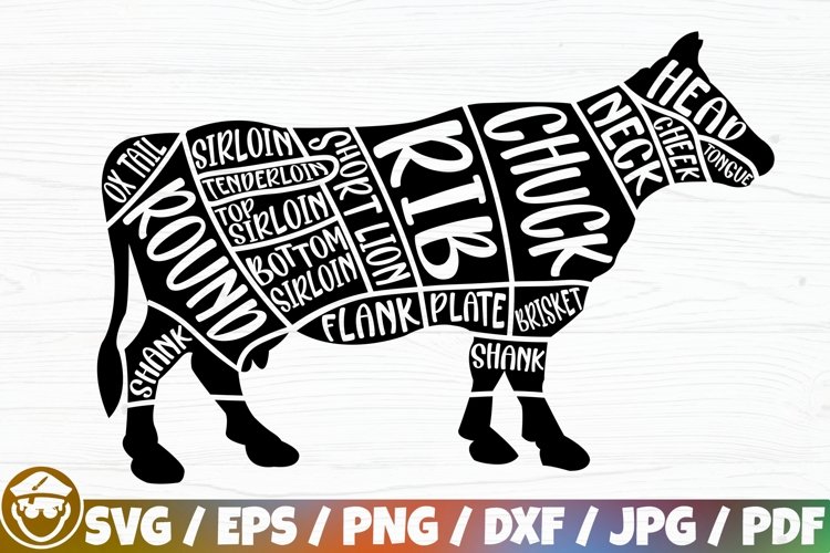 Butcher Diagram, Beef Cuts, Pork Cuts, Butcher Guide