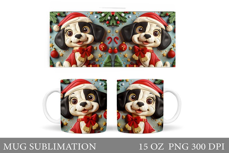 Christmas Dog Mug Design. Christmas Mug (4214548)