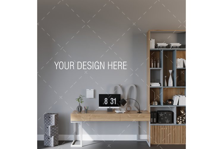 Study Room Frame Mockup, Young Room Mockup, Study (2319776)