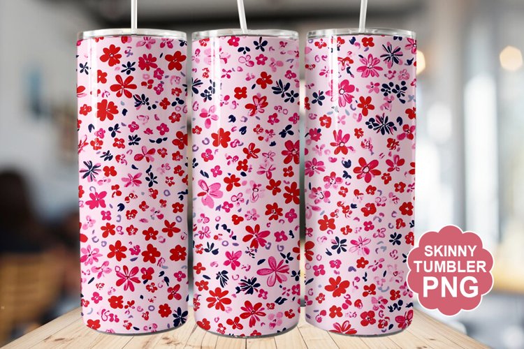 Floral Pattern Tumbler | Floral Tumbler Wrap