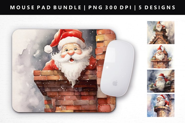 Funny Santa Mouse Pad Design | Mouse Pad (2950352)