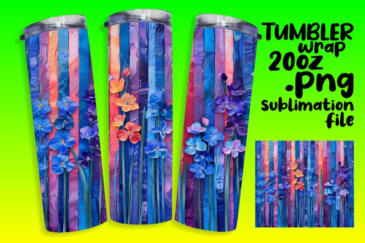 Bold Petal 20oz Tumbler Patterns